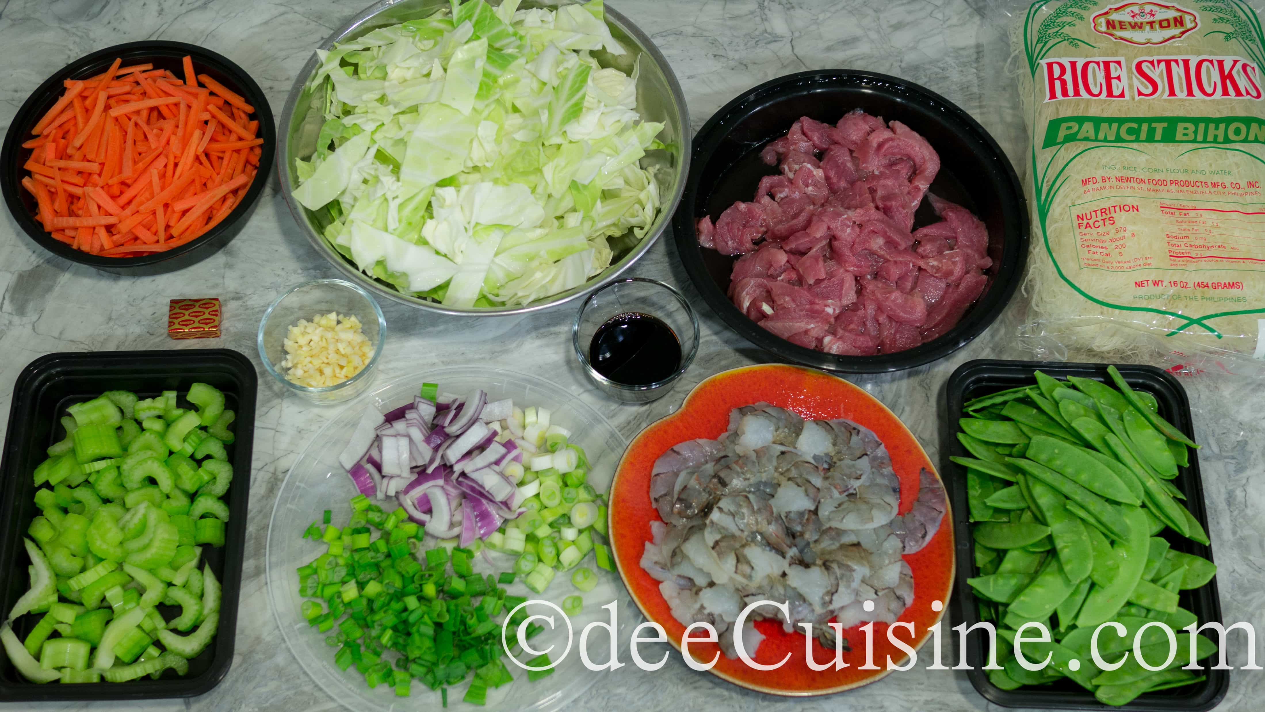 Recipe: Pancit Bihon | dee Cuisine | We blog what we eat in NY ...